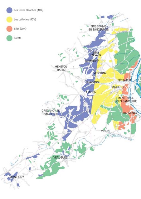 Sancerre wijn: 3 bodemsoorten en eindeloze mogelijkheden